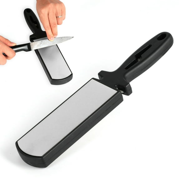 5 in 1 Diamond Knife Sharpener, Dual Sided 400/1000 Grit Knife ...