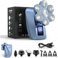 5 in 1 Electric Head Shaver for Bald Men, 8D Elctric Shaver Cordless ...
