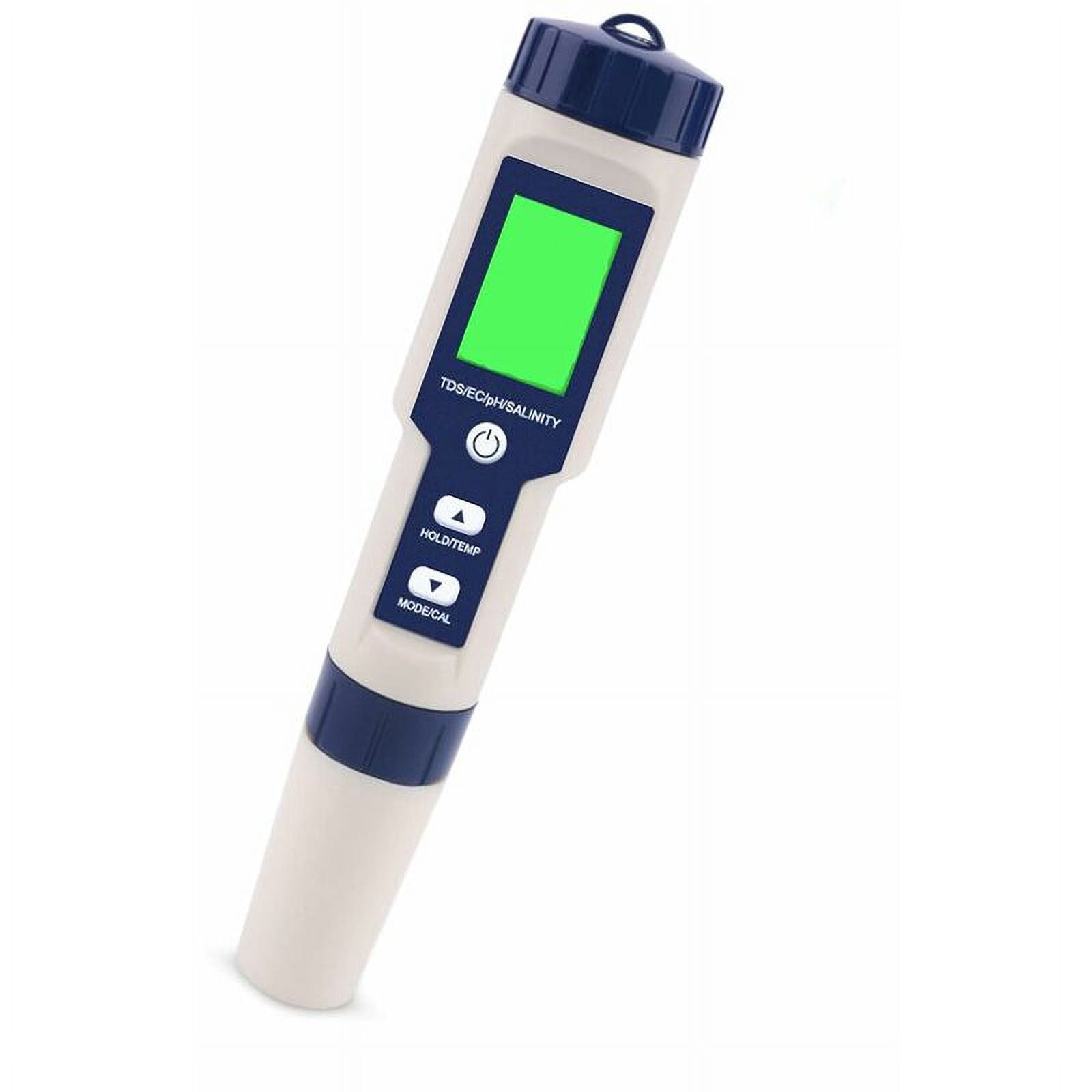 5 in 1 Electronic PH Meter Tester, Measures Ph & TDS & EC Salinity ...