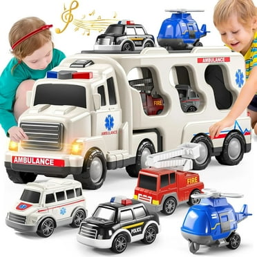 Maxx Action Mini Realistic Fire Rescue Playset with Lights & Sounds ...