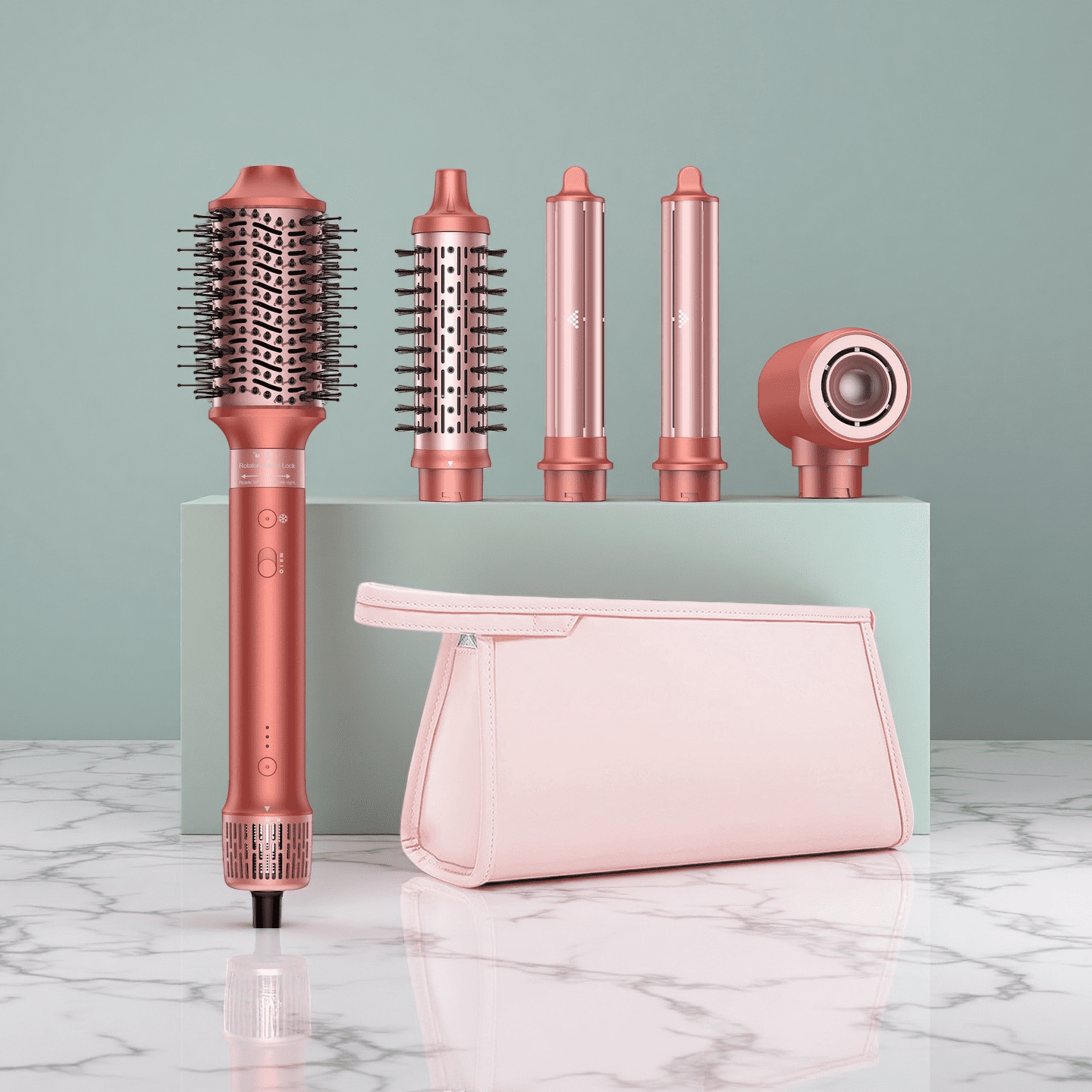5 in 1 Hot Air Styler High-Speed Hair Dryer Brush Ionic Blow Dryer ...