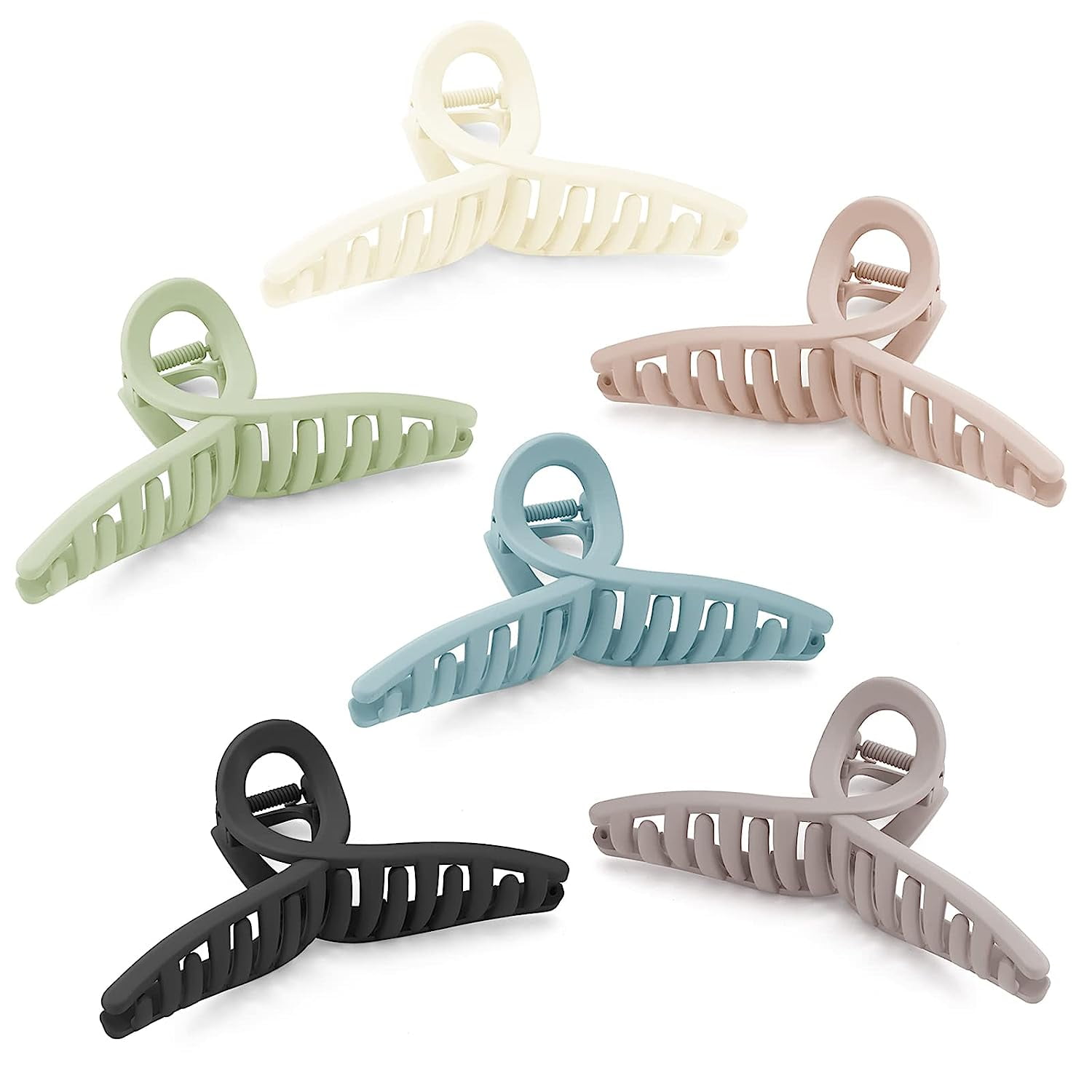 5.1 Inch Big Hair Clips, 6 Pack Extra Large Hair Clips for Women, Claw ...