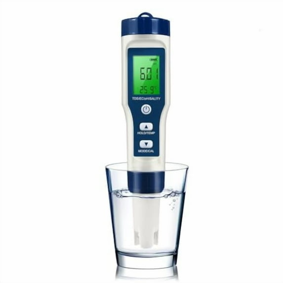 5 in 1 LFS TDS Meter PH Tester, 0.01 High Accuracy Digital PH Meter for ...