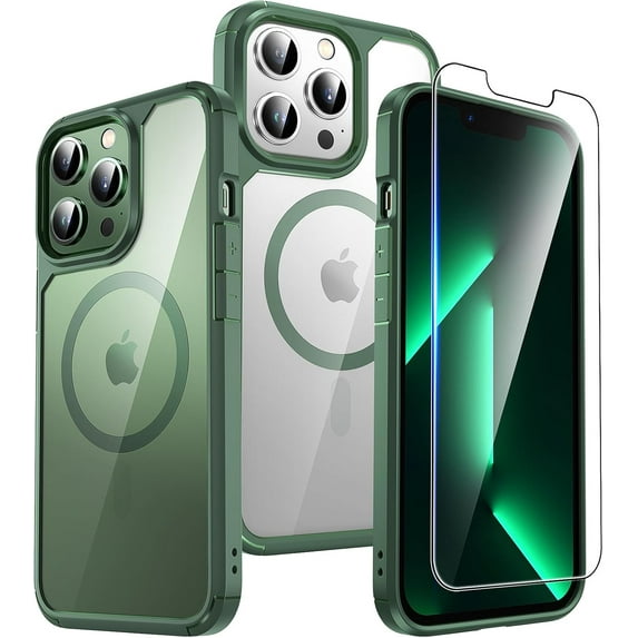 5 in 1 Magnetic for iPhone 13 Pro Case, with 2X Screen Protector + 2X ...