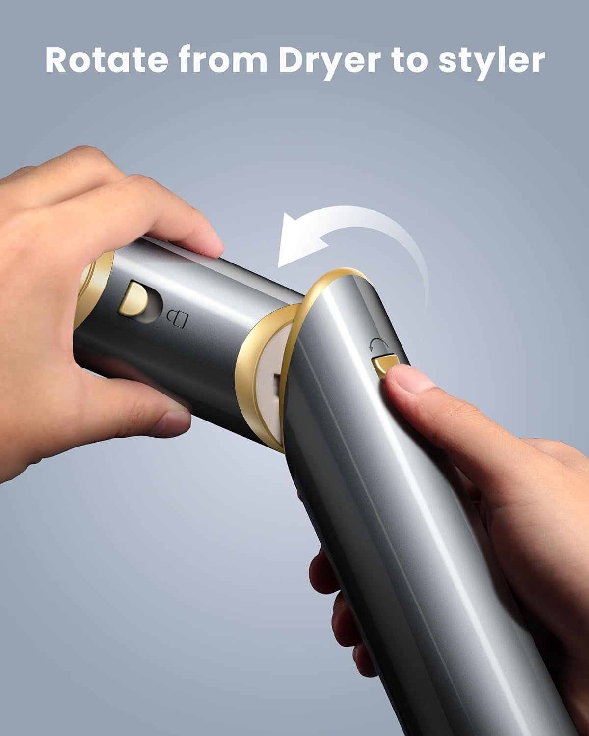 5 in 1 Multi Hair Styler Dryer Brush: 110,000 RPM High-Speed, Flexible ...