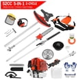 5 in 1 Multifunctional Lawn Mower,52CC Gas Weed Trimmer,Cordless Weed ...