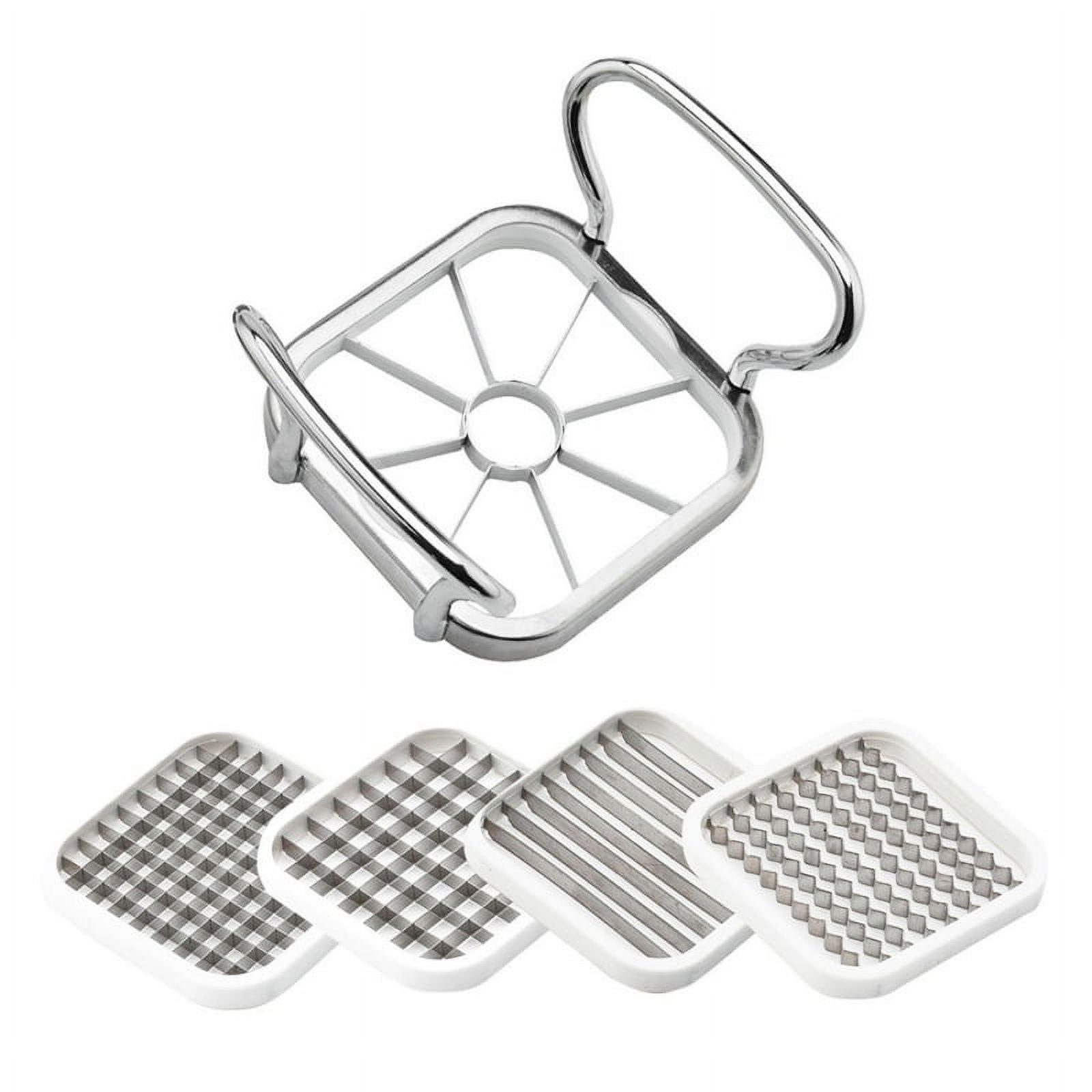 5 in 1 Multifunctional Vegetable Cutter with Steel Blade Stainless Food ...