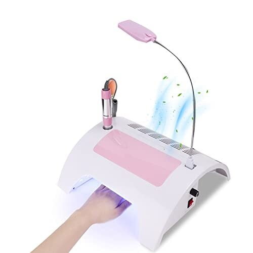 5 in 1 Nail Dust Collector with Drill, Multifunctional Electric Nail ...