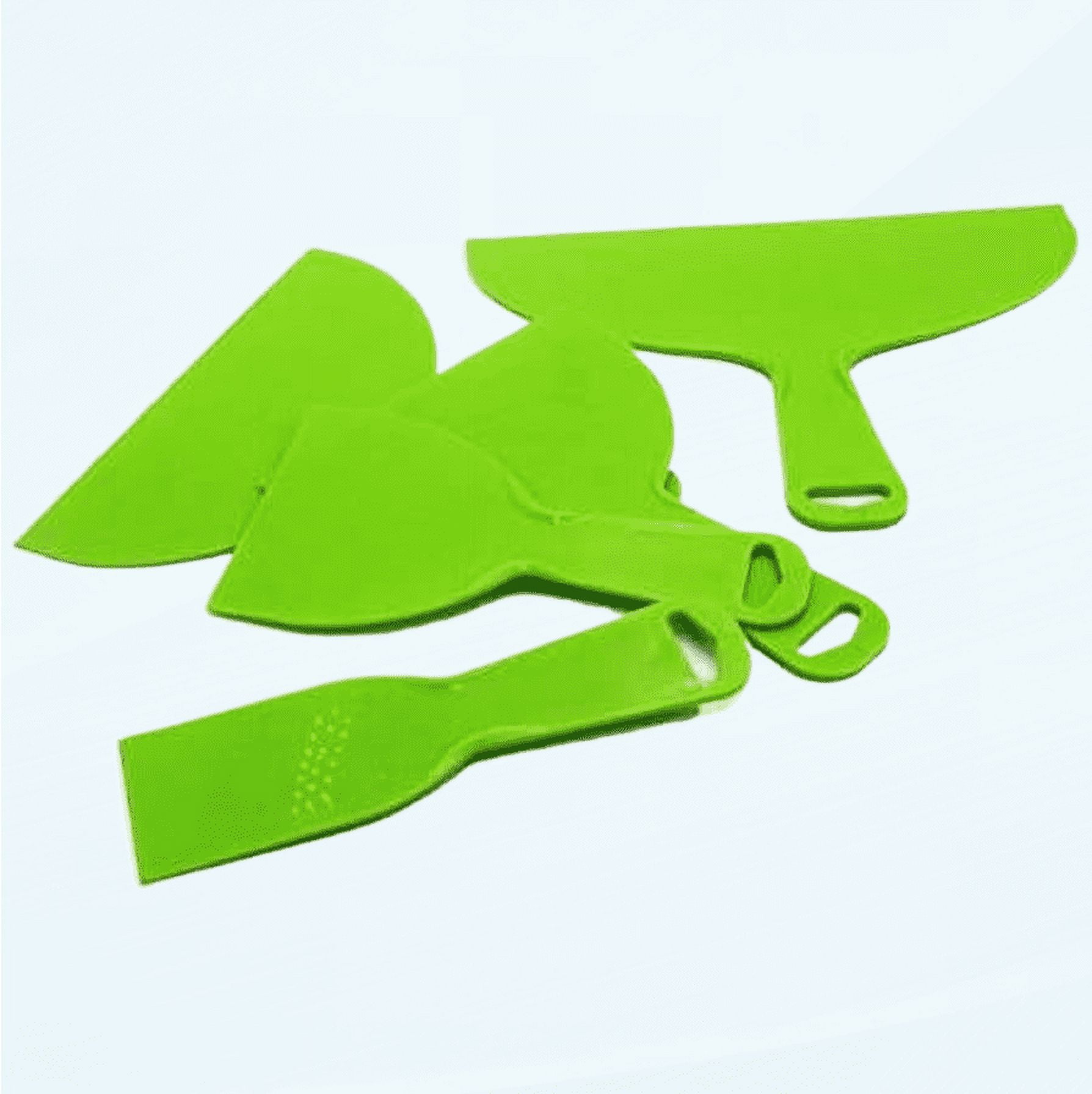 5 in 1 Putty Knife, Plastic Putty Knives Scraper Set 5 Pack Green ...