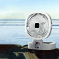 5 In 1 Solar Fan, Rvkxad Portable Foldable Solar Fan With 5 Speeds 3 ...