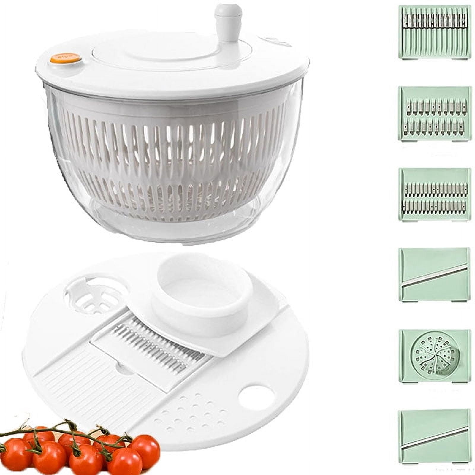 5 in 1 Vegetable Salad Spinner, Salad Slicer and Spinner, Vegetables ...