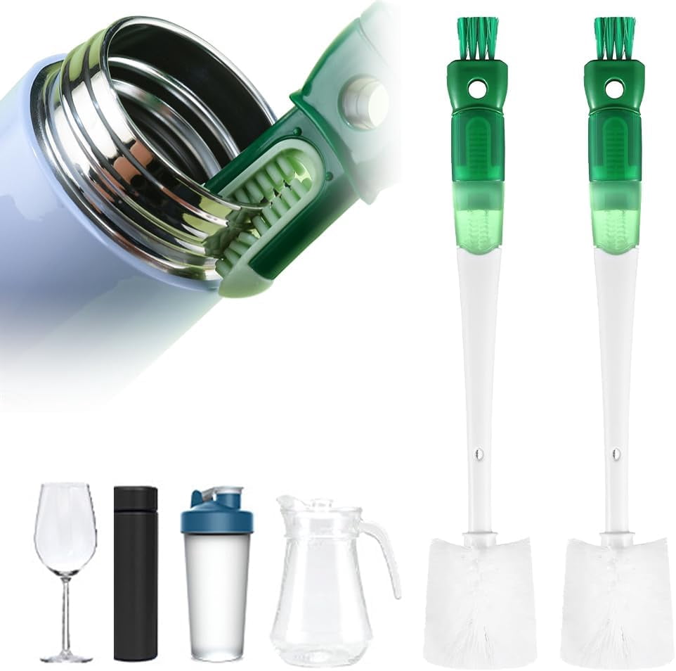5 in 1 Water Bottle Cleaning Set, 2025 Water Bottle Cleaner Brush Cup ...