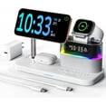 5 in 1 Wireless Charging Station for Apple,Magnetic Charger with Alarm ...