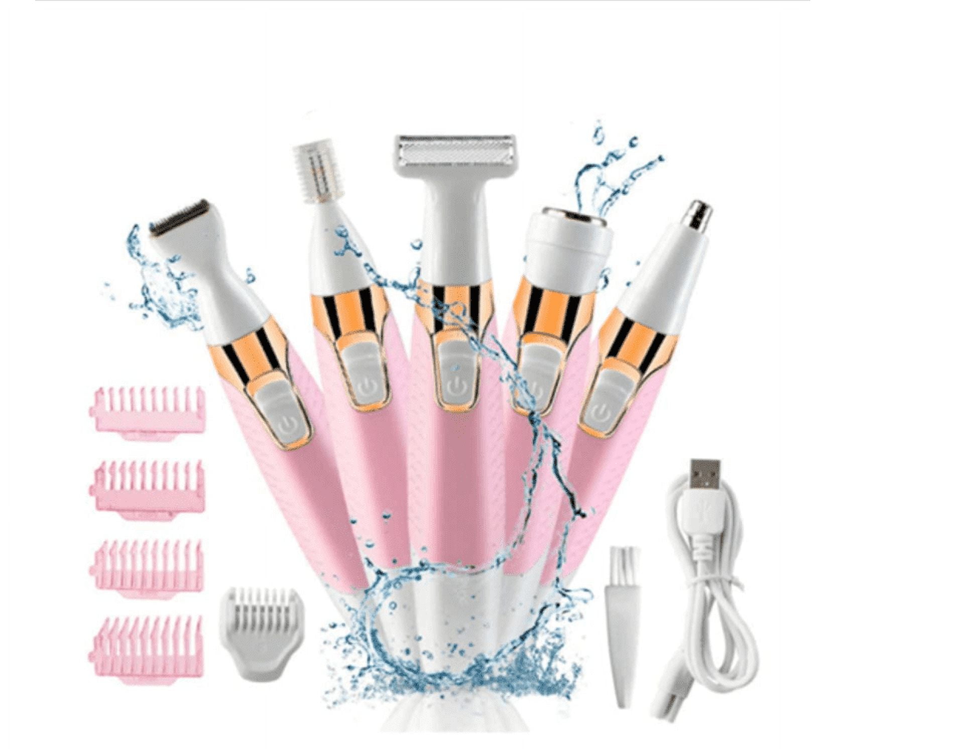5 in 1 Women Painless Hair Remover,Facial Hair Removal, Electric ...