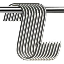 MODANU 20 Pcs Meat Hooks, 5.9 in Premium Stainless Steel Butcher Hook ...