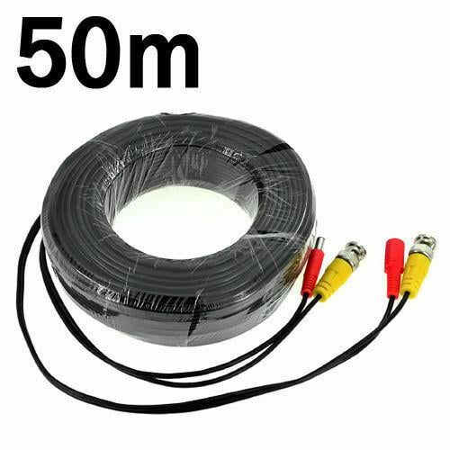 5/10/15/20/30/40/50 Meters BNC Video Power Cable Security Camera Wire ...