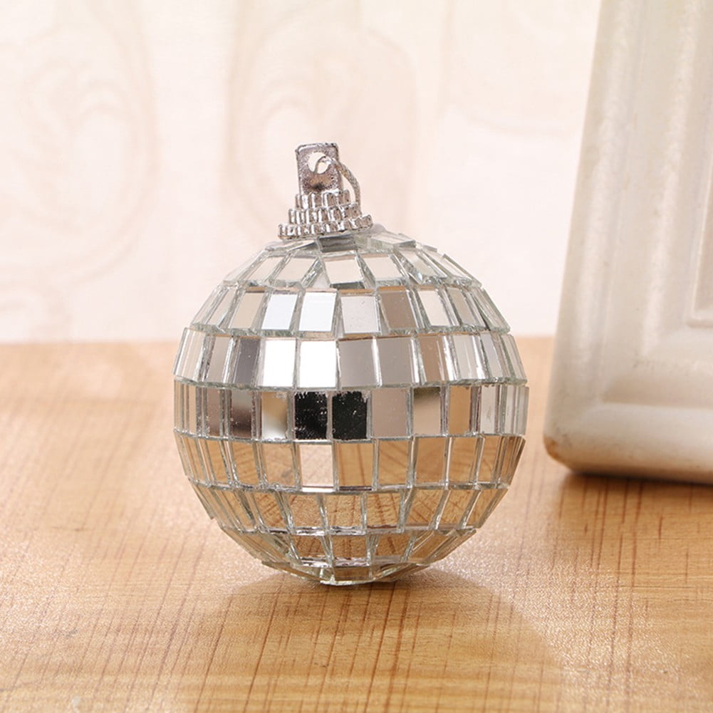 5 10 15 20cm Disco Mirror Ball DJ Light Silver Dance Party Stage ...
