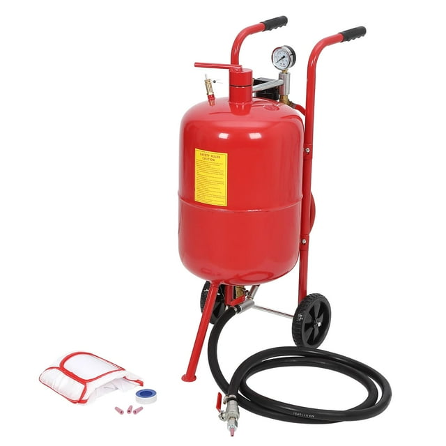 5/10/20 Gallon Sand Blaster,65-125 PSI High Pressure blaster, Portable ...
