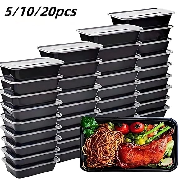 Take Out Containers Black Disposables