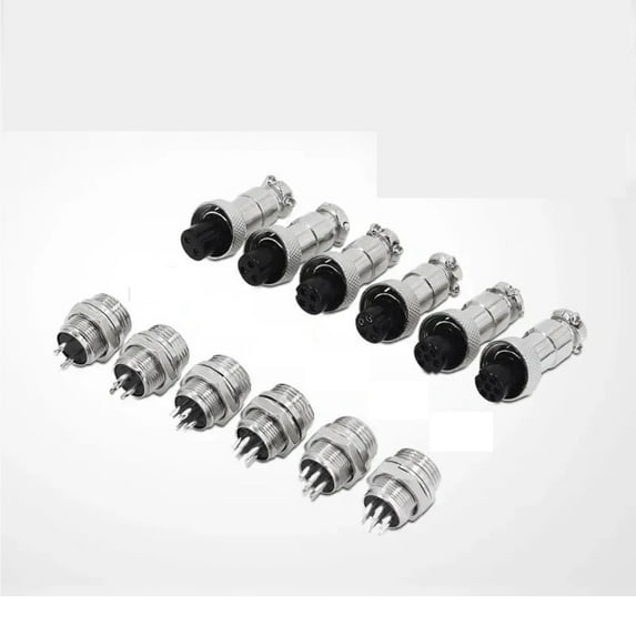 5/10/20 Sets of GX12 GX16 GX20 2 - 15 Pin Waterproof Circular Aviation ...