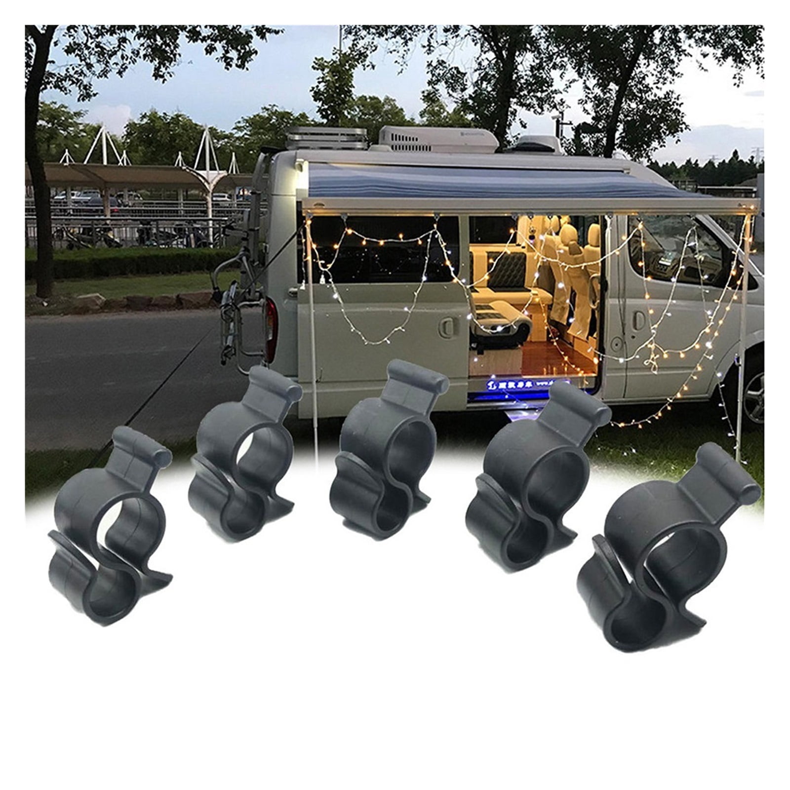 5/10/20 X Tent Hooks Awning Clips RV Tent Hangers Light Hangers For ...