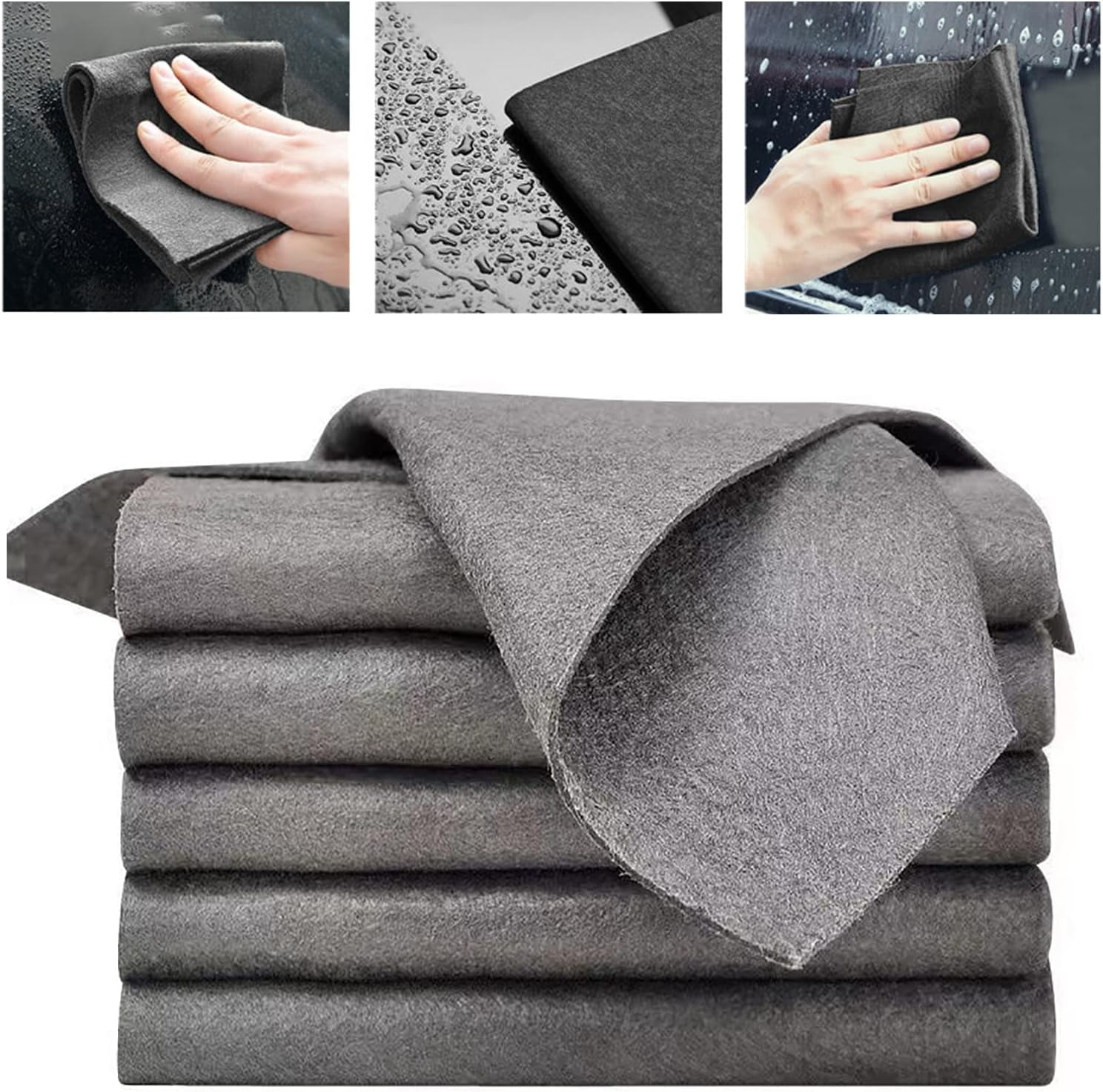 5/10/20PCS Streak Free Cleaning Rag, Thickened Magic Cleaning Cloth ...