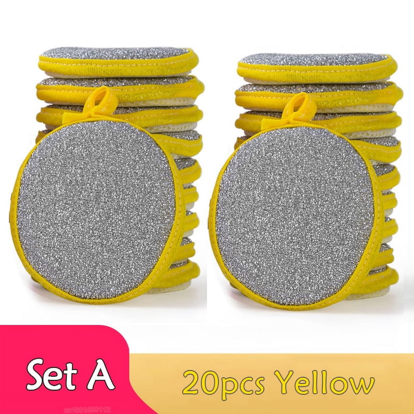 5/10/20Pcs Double Side Dishwashing Sponge Dish Washing Brush Pan Pot ...