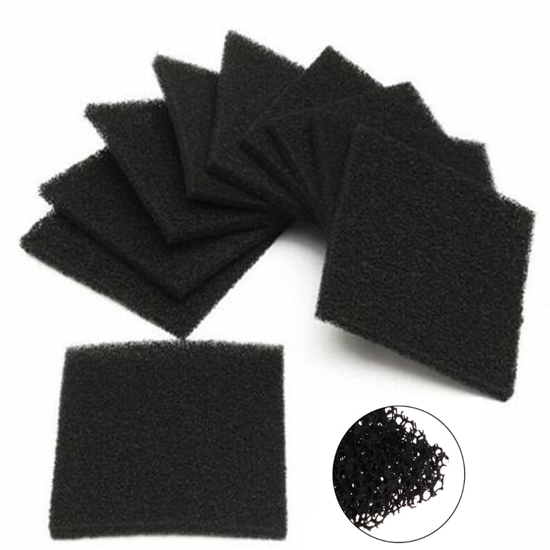 5/10/20Pcs Universal Black Activated Carbon Foam Sponge Air Filter ...