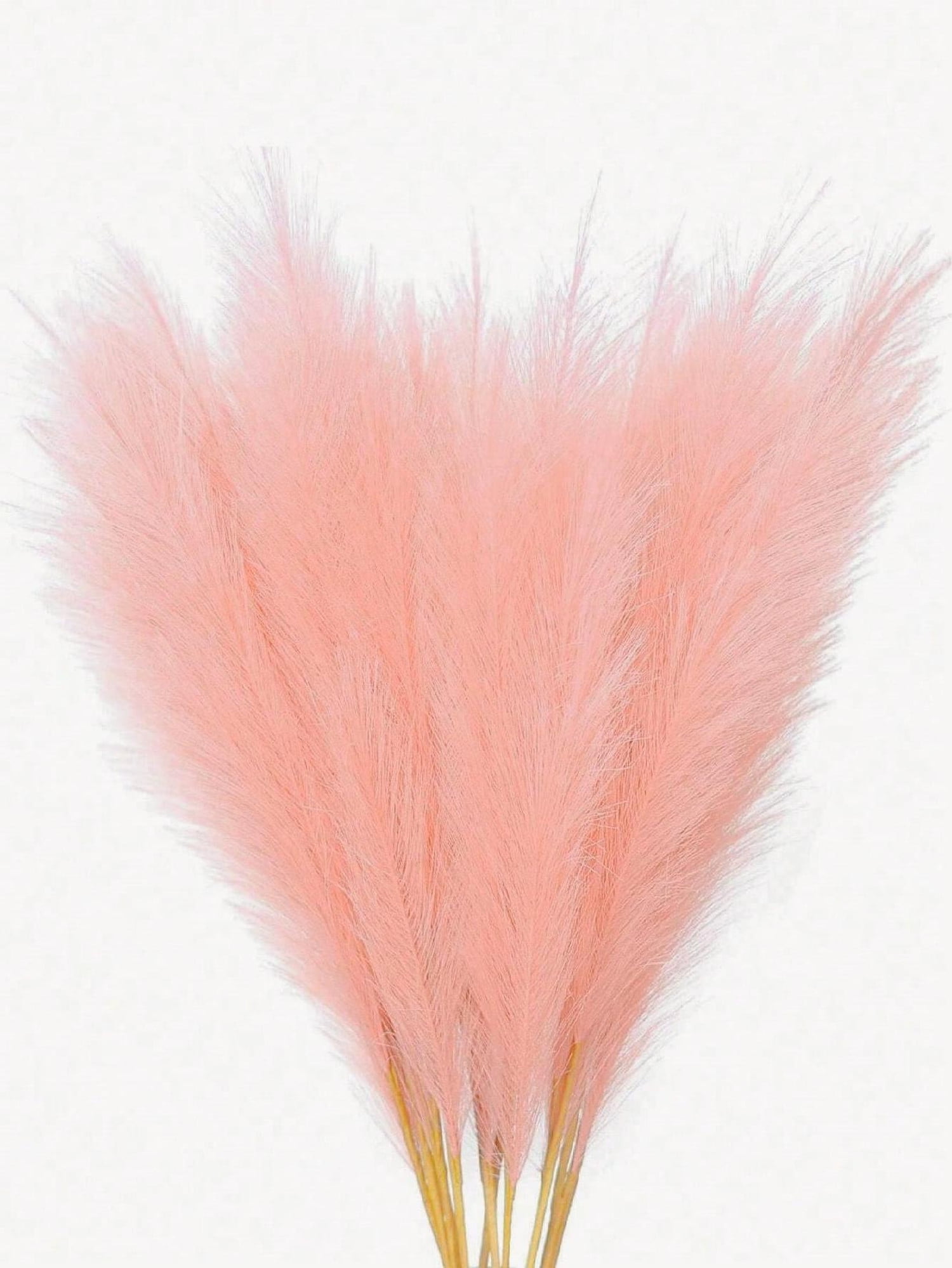 5/10/20pcs Artificial Reeds 55cm High Plush Grass Large Pampas Branches ...