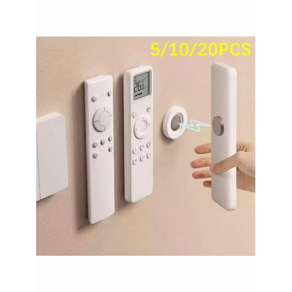 5/10/20pcs Magnetic Hook & Remote Control Bracket - Wall-Mounted, No ...