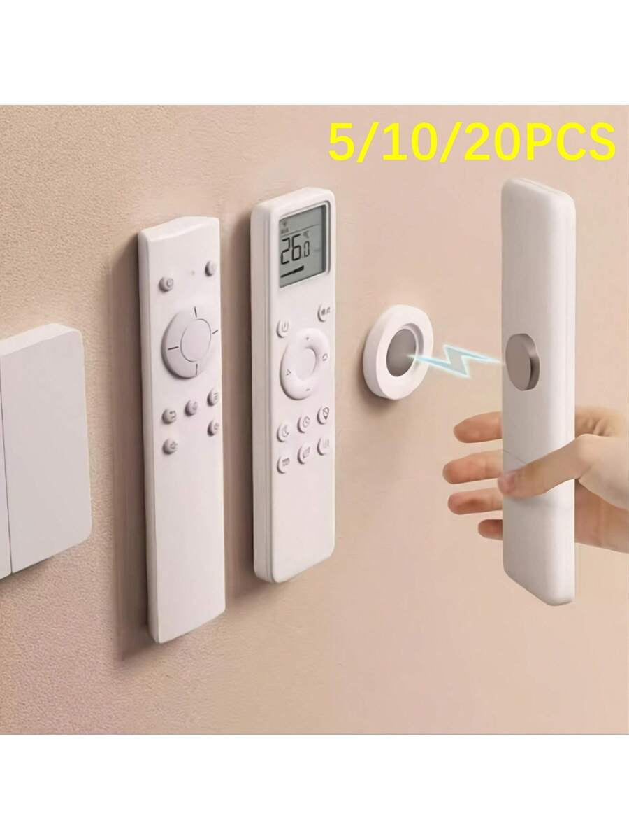 5/10/20pcs Magnetic Hook Remote Control Holder, Wall Hook for Remotes ...