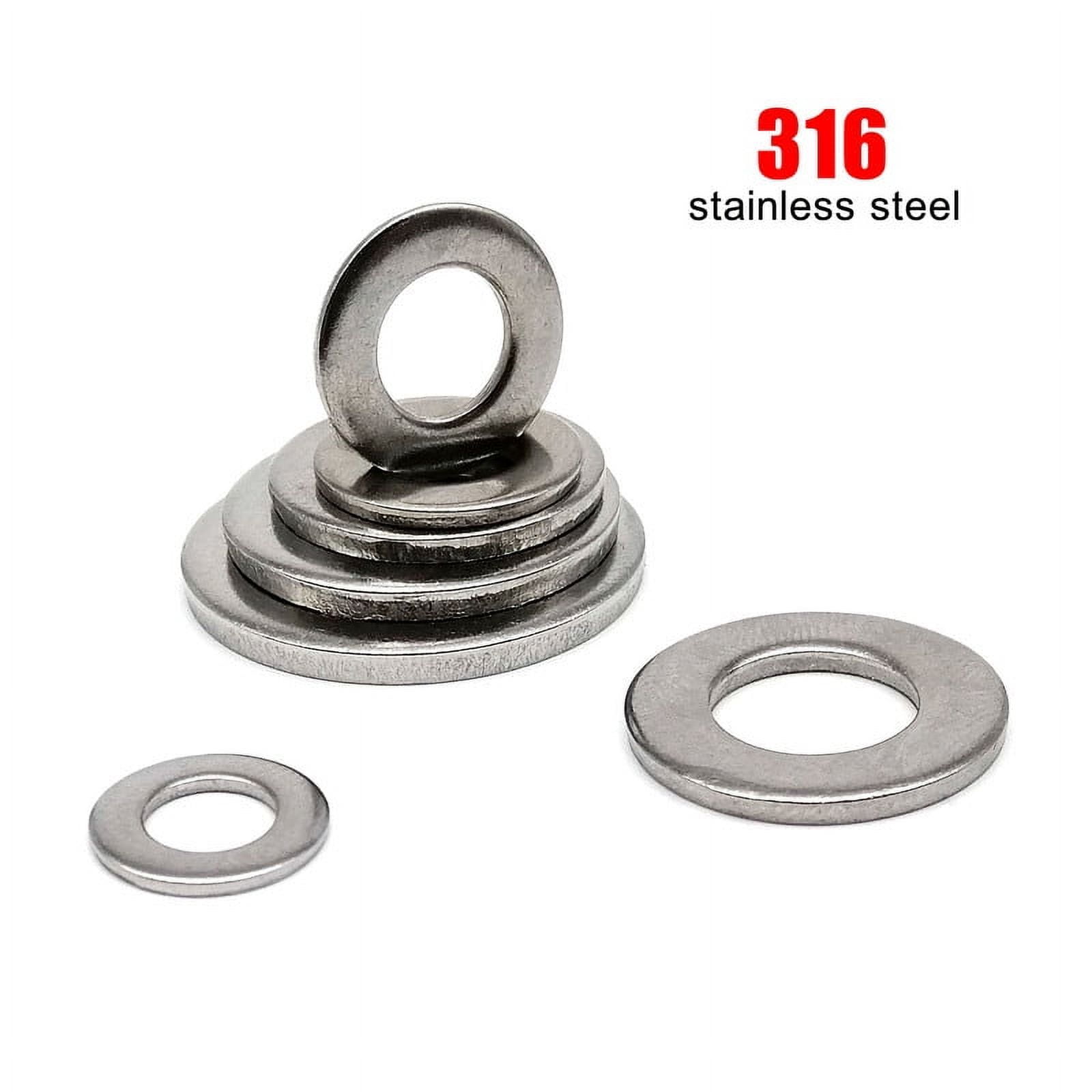 5/10/50pcs M1.6 M2 M2.5 M3 M3.5 M4 M5 M6 M8 M10 M12 M14 M16 GB97 316 Stainless Steel Plain ...