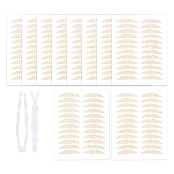 5/10 Sheets Lace Double Eyelids Patch Waterproof Lift Strips Eye Makeup ...