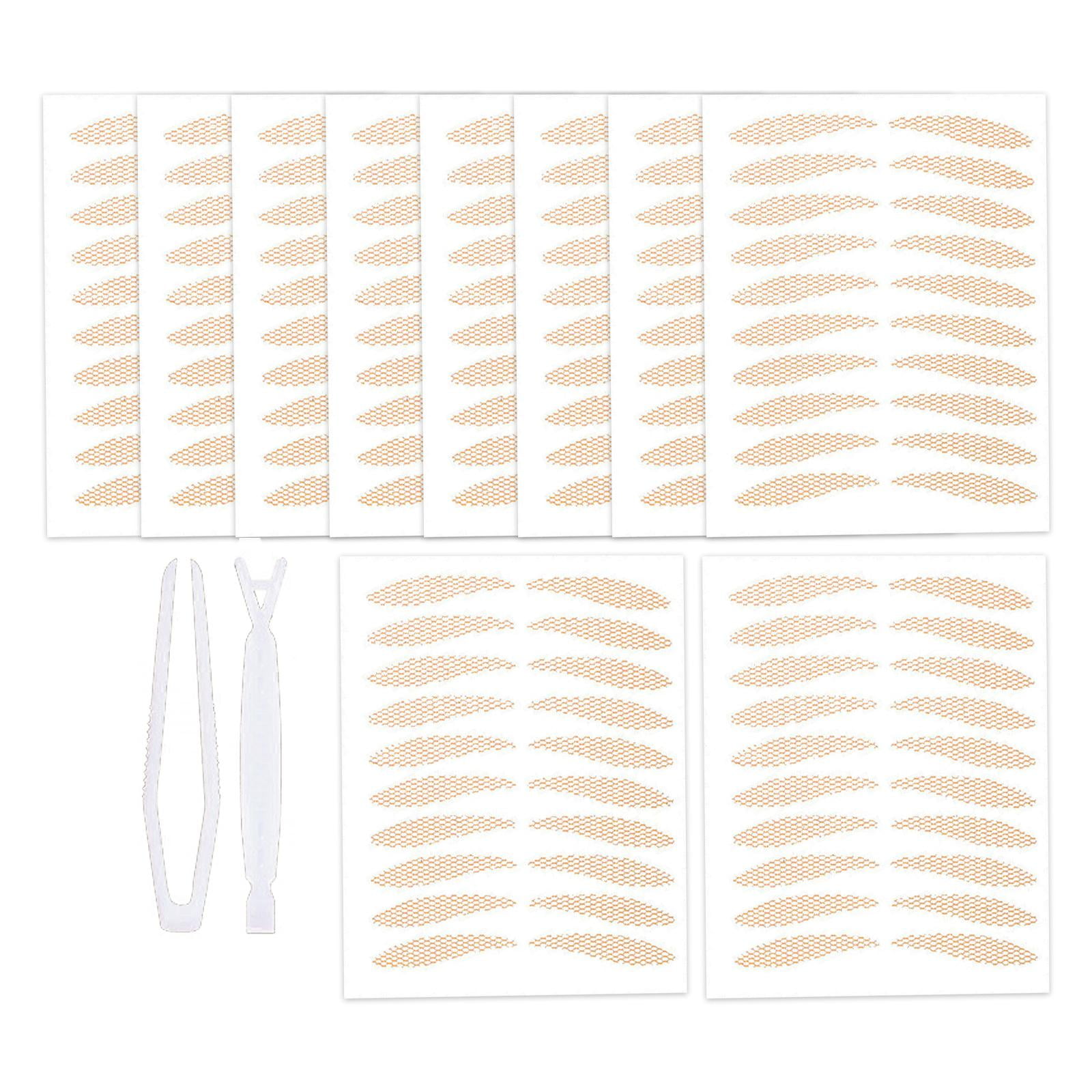5/10 Sheets Lace Double Eyelids Patch Waterproof Lift Strips Makeup Eye ...