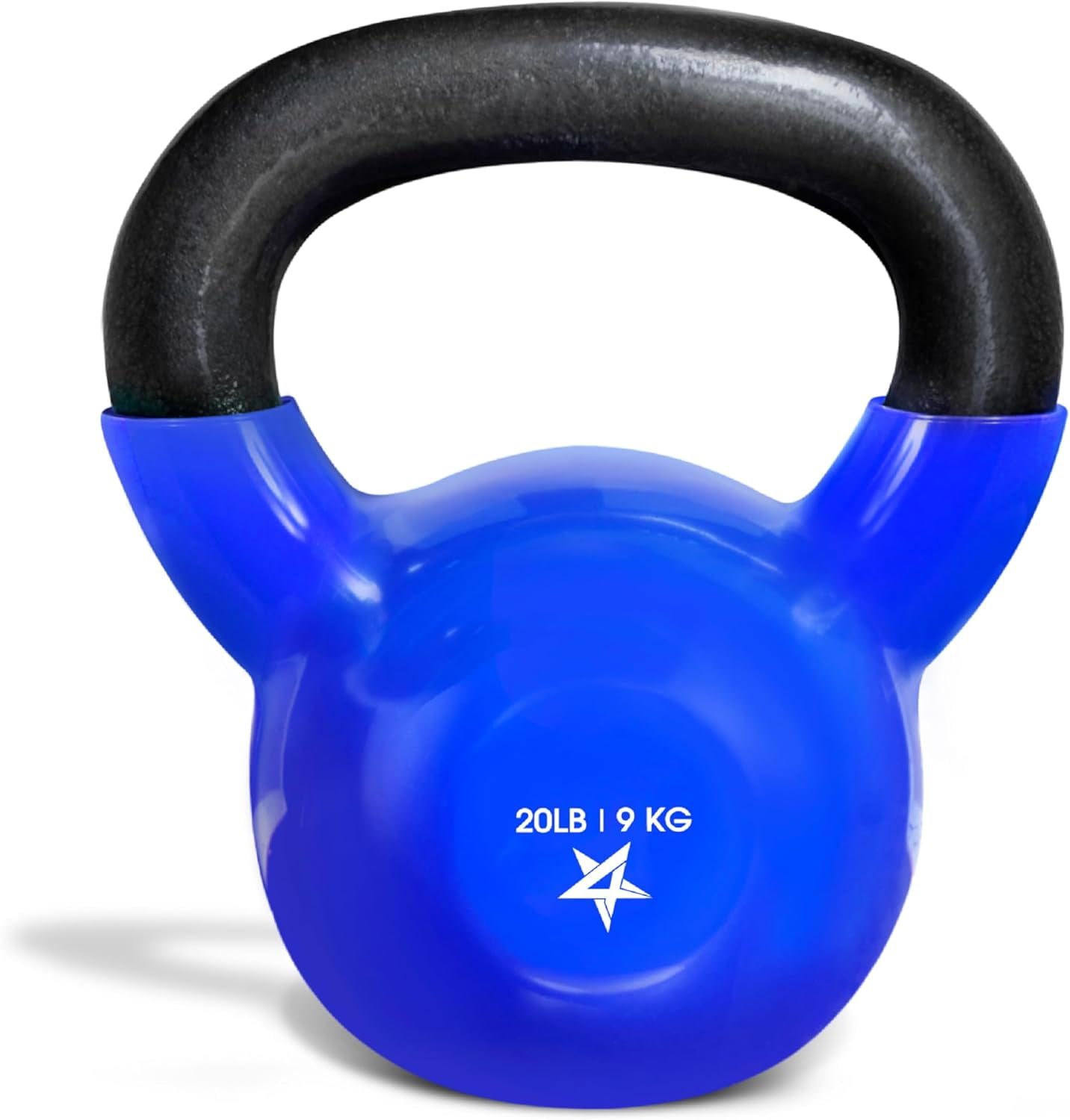 5-100 LB Kettlebells Vinyl Coated Cast Iron for Dumbbell Weights ...