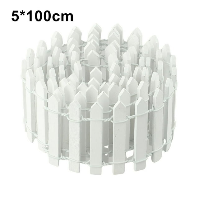 5*100cm Fence Miniature Wood Creative Balcony Landscape Barrier ...