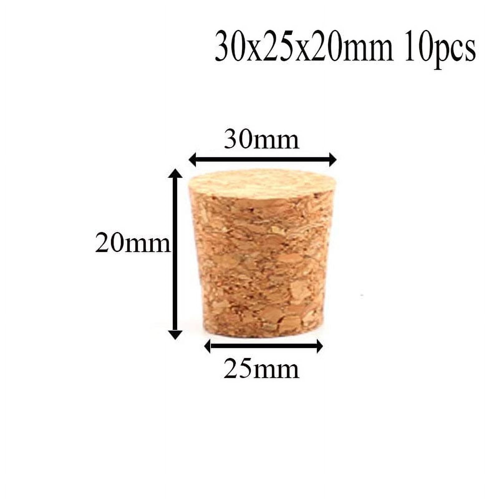 5/100pc Top DIA 8mm To 58mm Wooden Cork Lab Test Tube Stopper Kettle ...