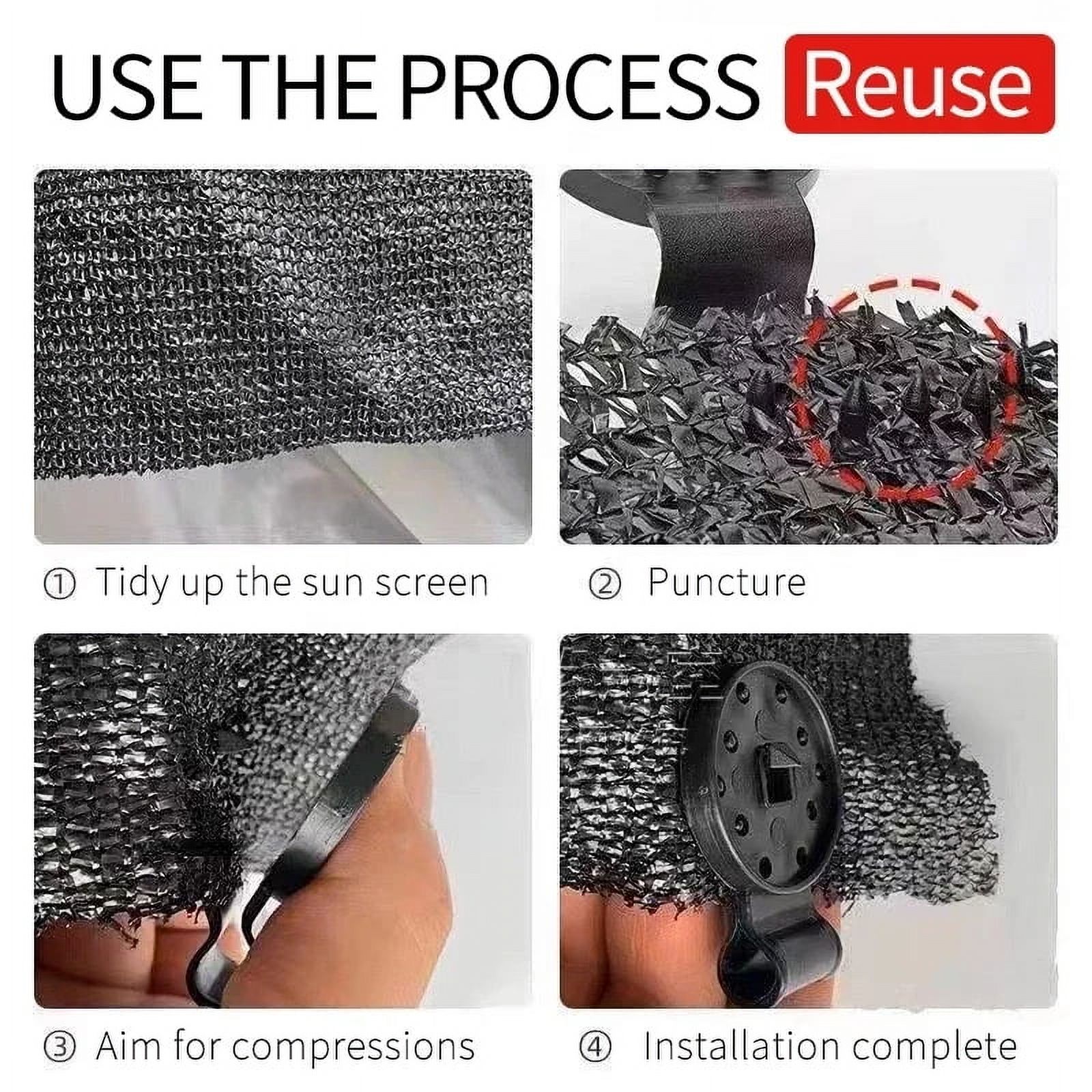 5-100pcs Awning Plastic Clips Outdoor Shade Cloth Net Clip Camping ...