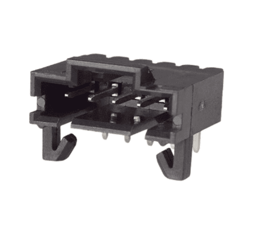 5-103673-4 Connector Header Through Hole, Right Angle 5 position 0.100 ...