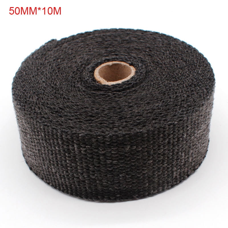 5/10M Titanium Exhaust Heat Wrap Roll Motorcycle Car Fiberglass Heat ...