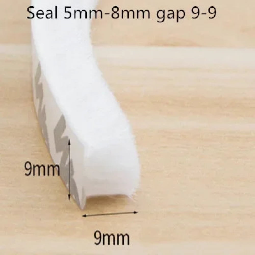 5/10Meter Self-adhesive Sealing Wind-proof Brush Strip Home Door Window ...
