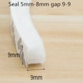 5/10Meter Self-adhesive Sealing Wind-proof Brush Strip Home Door Window ...