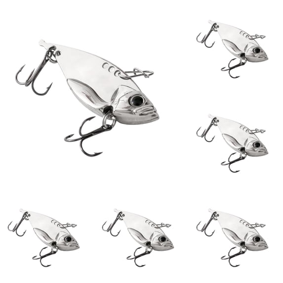 5/10PC Metal Fishing Lures Hard Blade Baits Spinner Metal Spoon ...