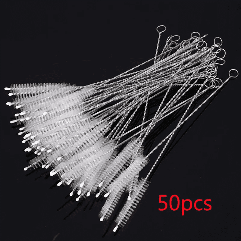 5/10PCS Drinking Straw Cleaning Brush Kit Straw Tube Pipe Cleaner Nylon ...