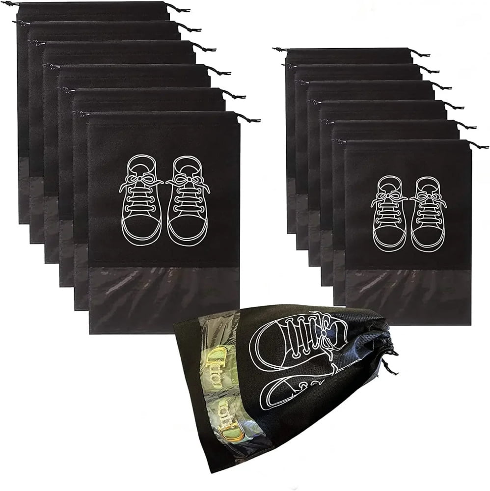 5/10PCS Shoes Storage Organizer Bags Non-Woven Shoe Dust Bags Portable ...