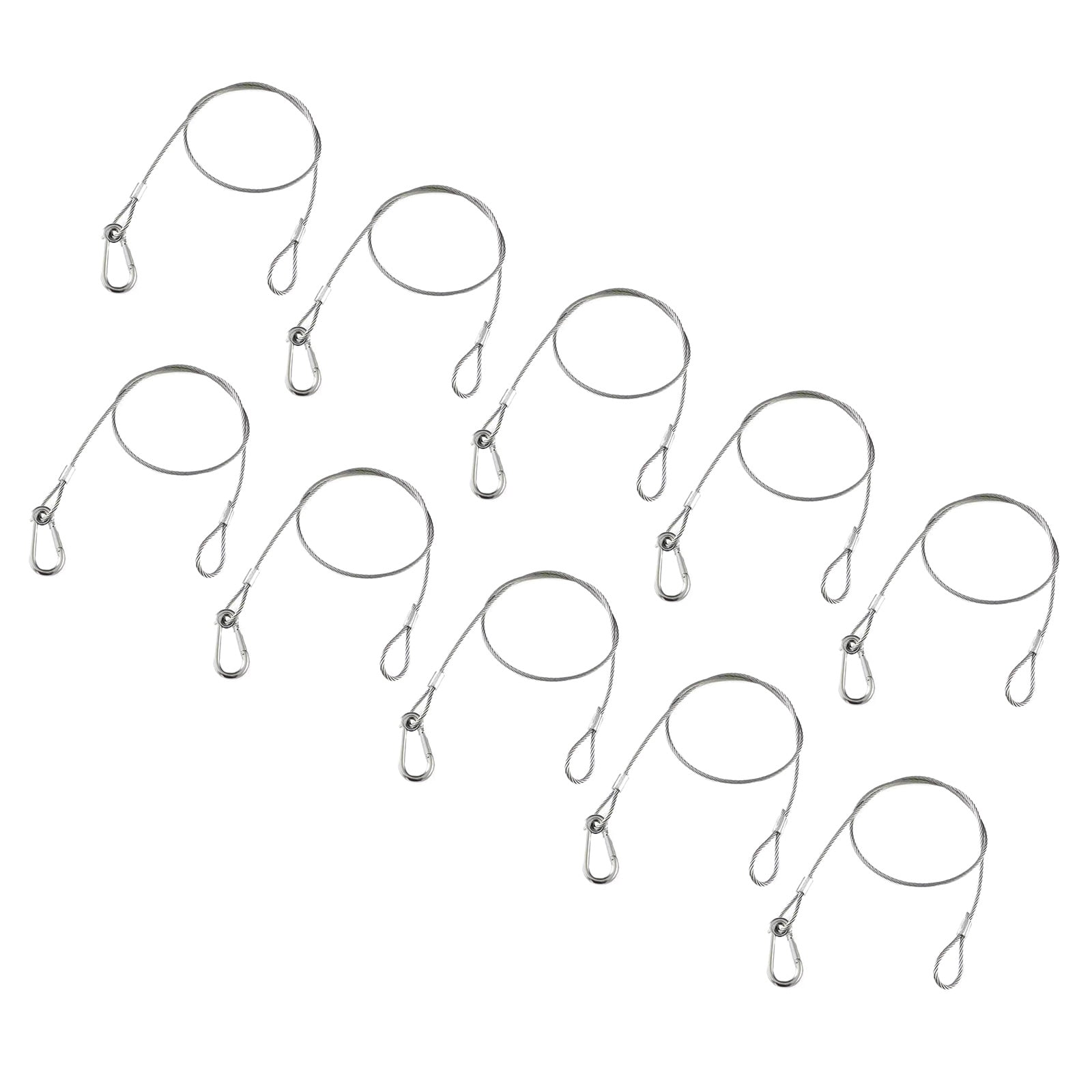 5/10PCS Stainless Steel Safety Rope for Stage and Event Lighting 70cm ...