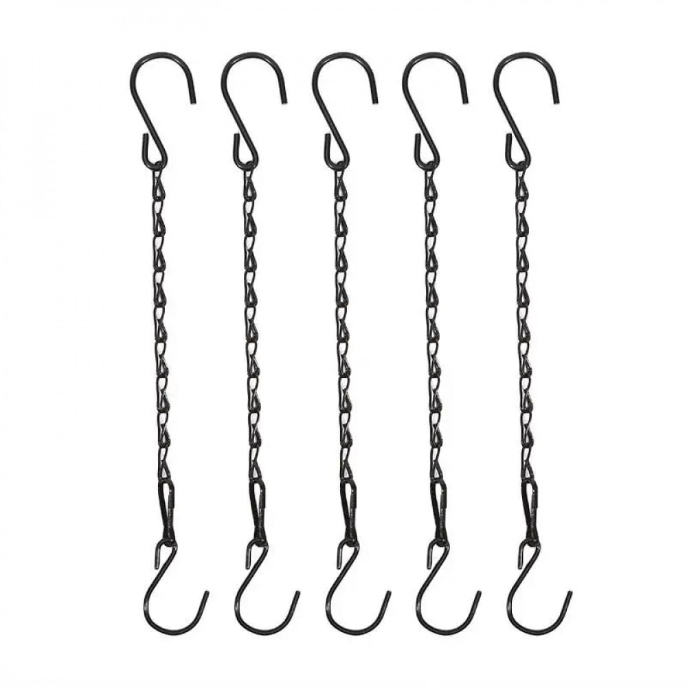 5/10Pcs Hanging Baskets Chains with Hooks Flower Plant Pot Hanger Chain ...