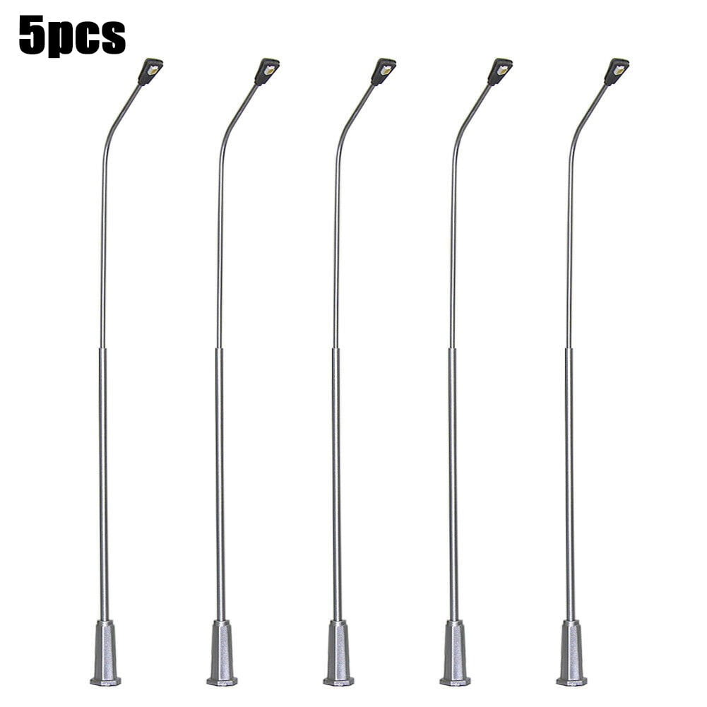 5/10Pcs Model Street Lights Scale 1:100 Railway LED Lampposts Patio ...