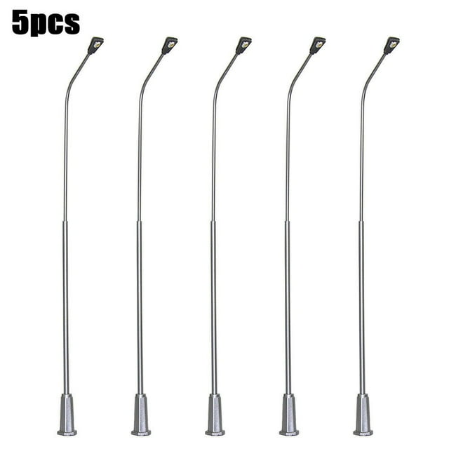 5/10Pcs Model Street Lights Scale 1:100 Railway LED Lampposts Patio ...