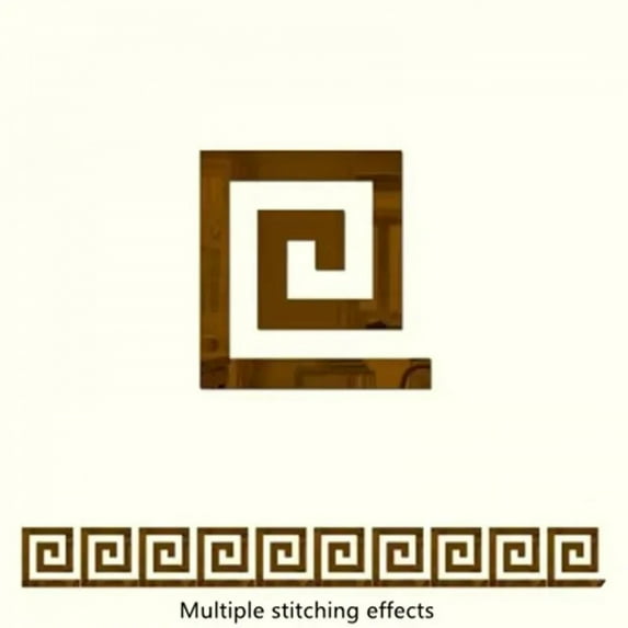 5/10cm Acrylic Wall Mirror Sticker with Adhesive for Living Room ...